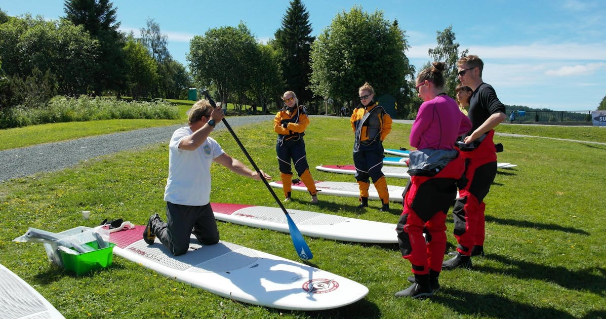 Beginnerscursus Stand-Up Paddling (SUP) in Trondheim